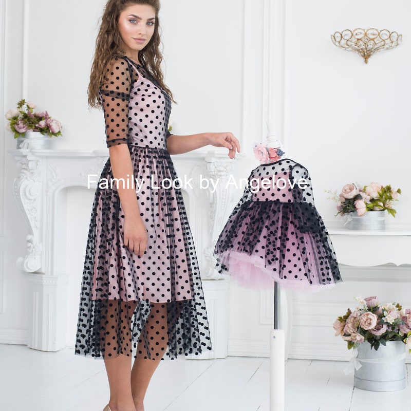 Polka Dot Prom Dress - Etsy