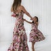 Matching Sundress Mommy and Me Outfits - Mother Daughter Floral Maxi ...
