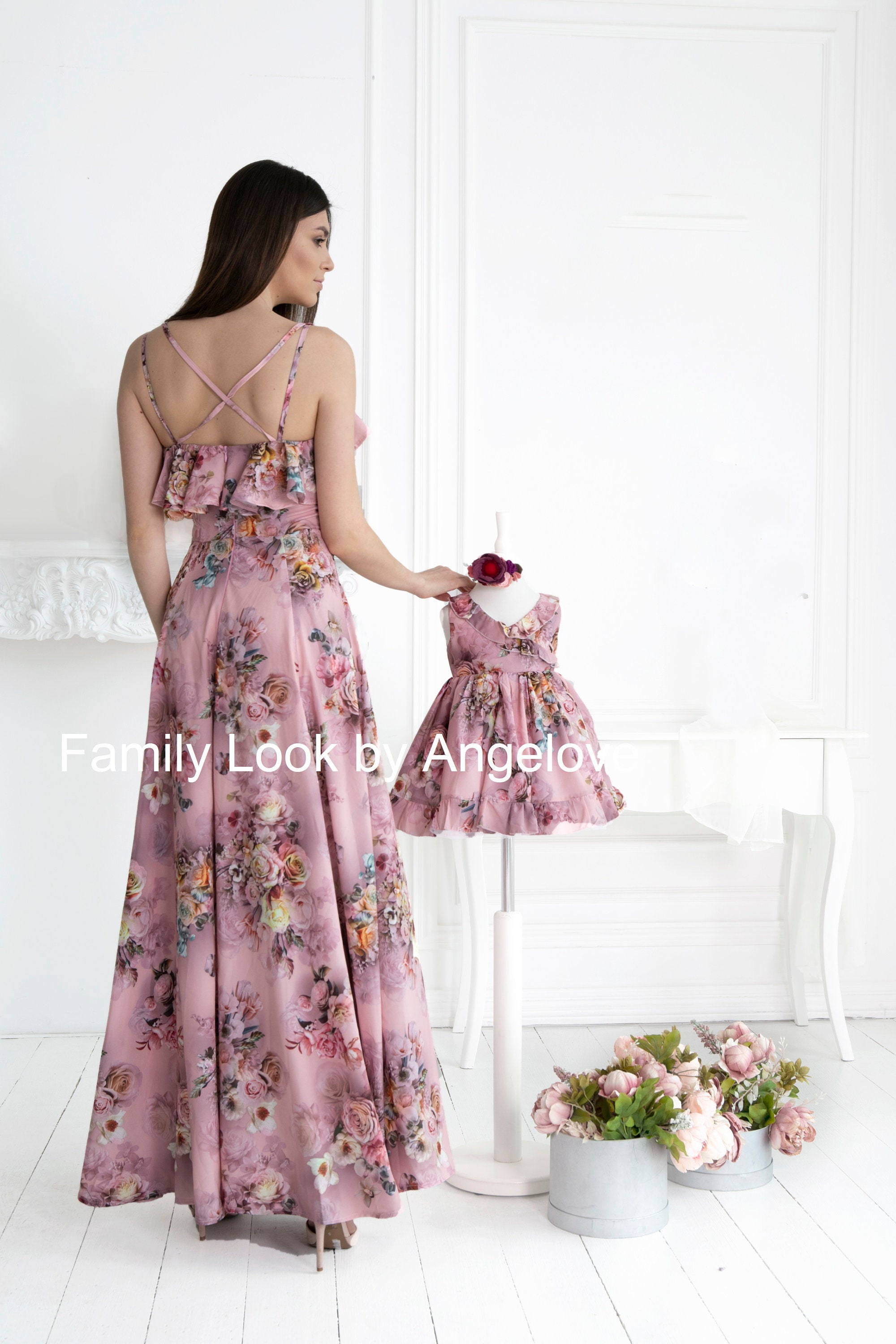 Matching Sundress Mommy and Me Outfits Mother Daughter - Etsy Canada