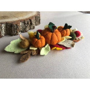 Felt Pumpkin Halloween Headband Accessories Jewelry for Girls - Etsy