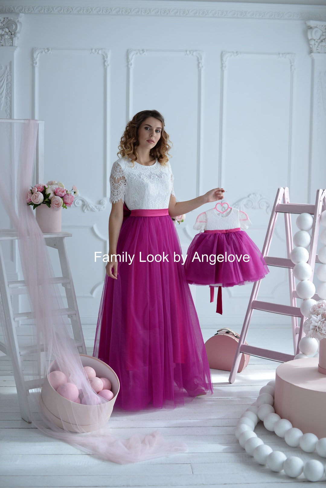 Matching Prom Dress Mommy and Me Matching - Baby Girl Infant - Birthday ...