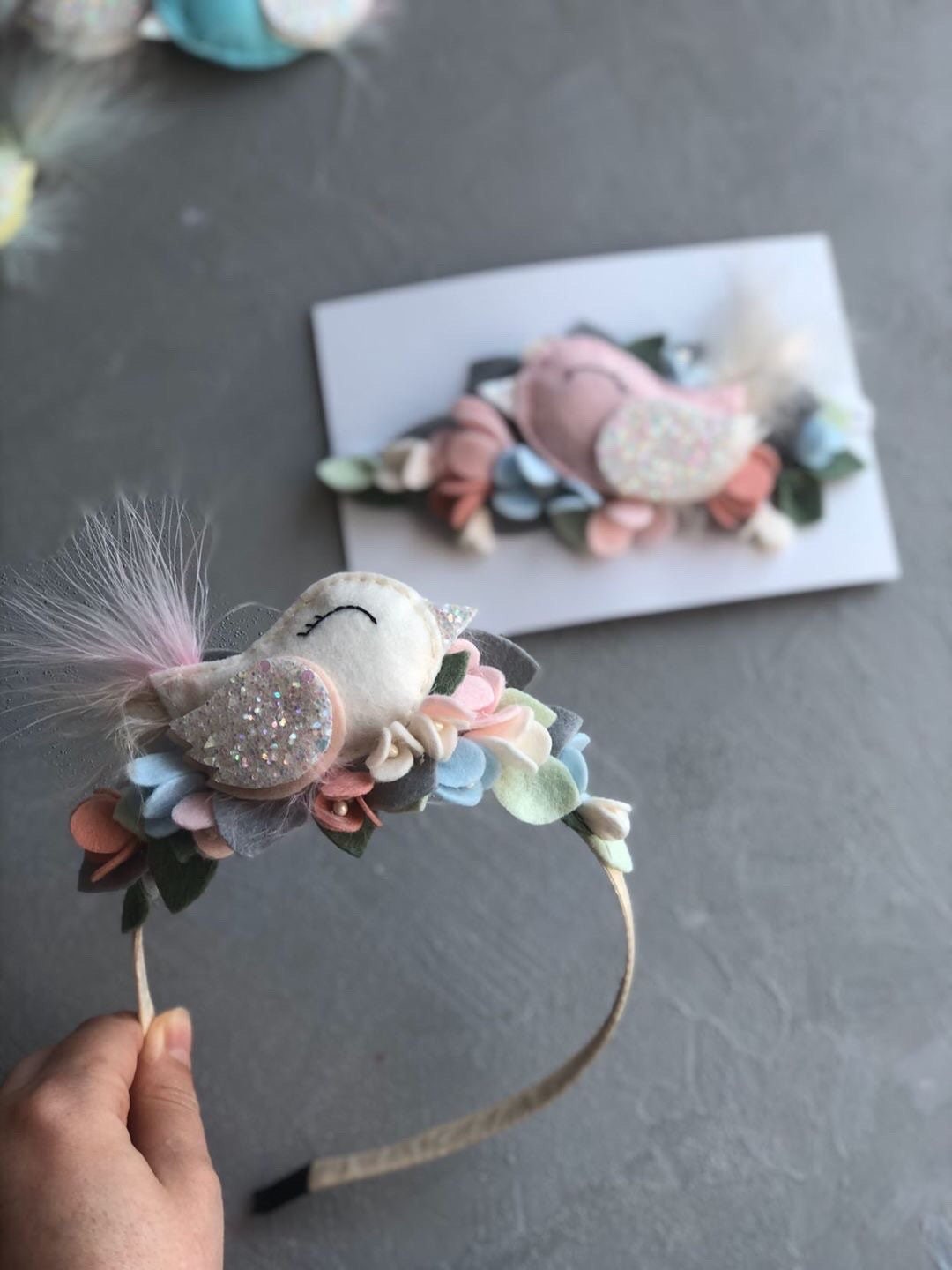 Headband Crown Bird Feather Wreath Photo Props Decoration for - Etsy