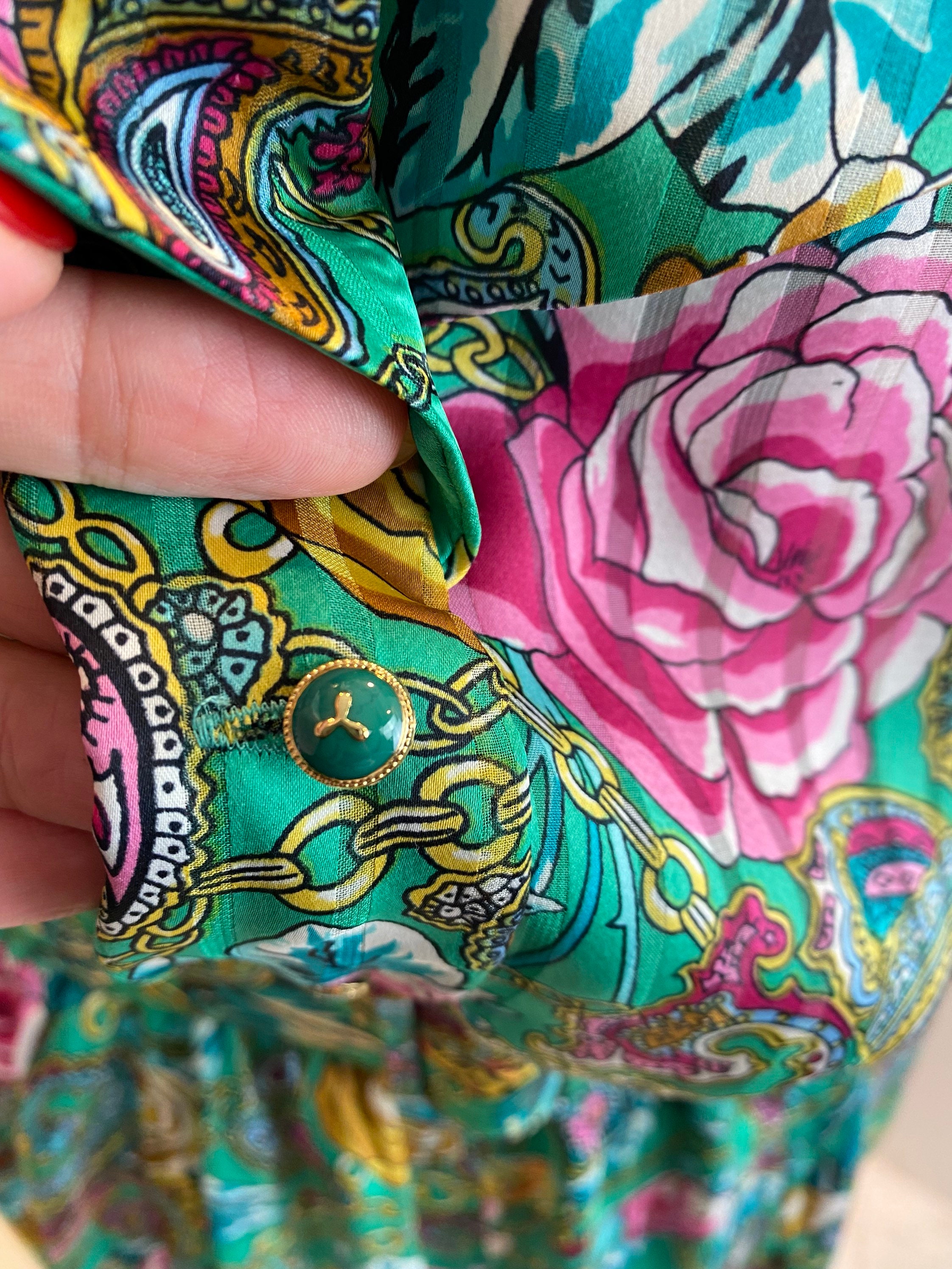 1980s Dress / 80s Dress / 1980s Diane Frey georgettedress | Etsy