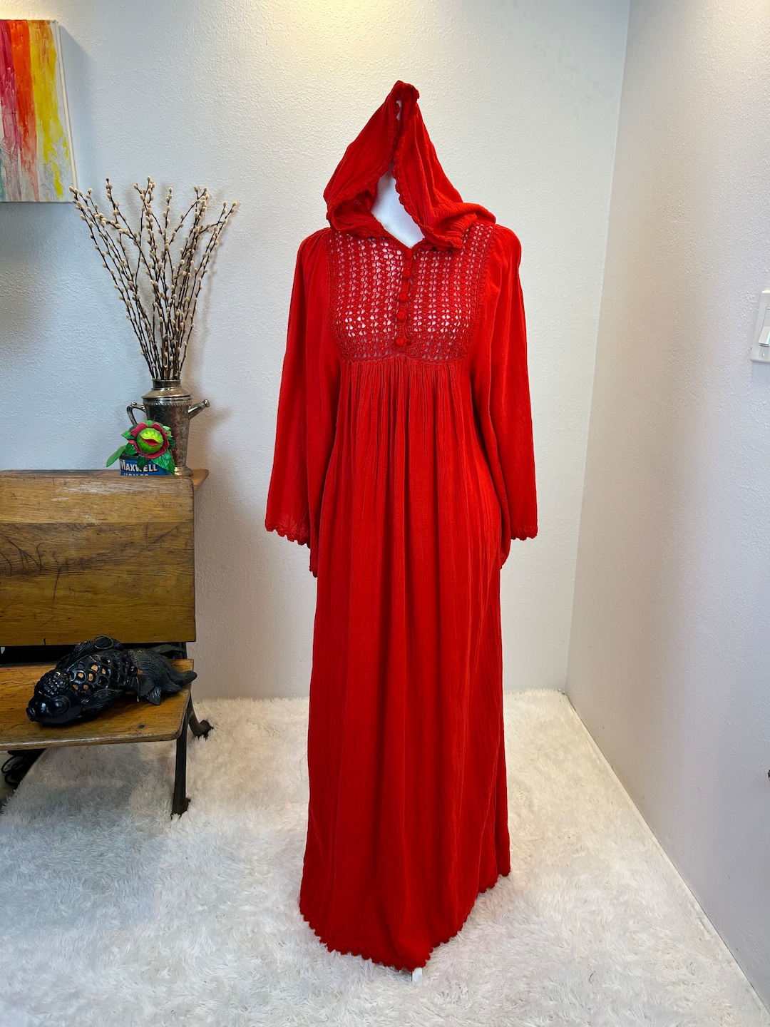 Rare Vintage / Rajneeshpuram Robe / Vintage Cult Robe / Vintage Kaftan ...