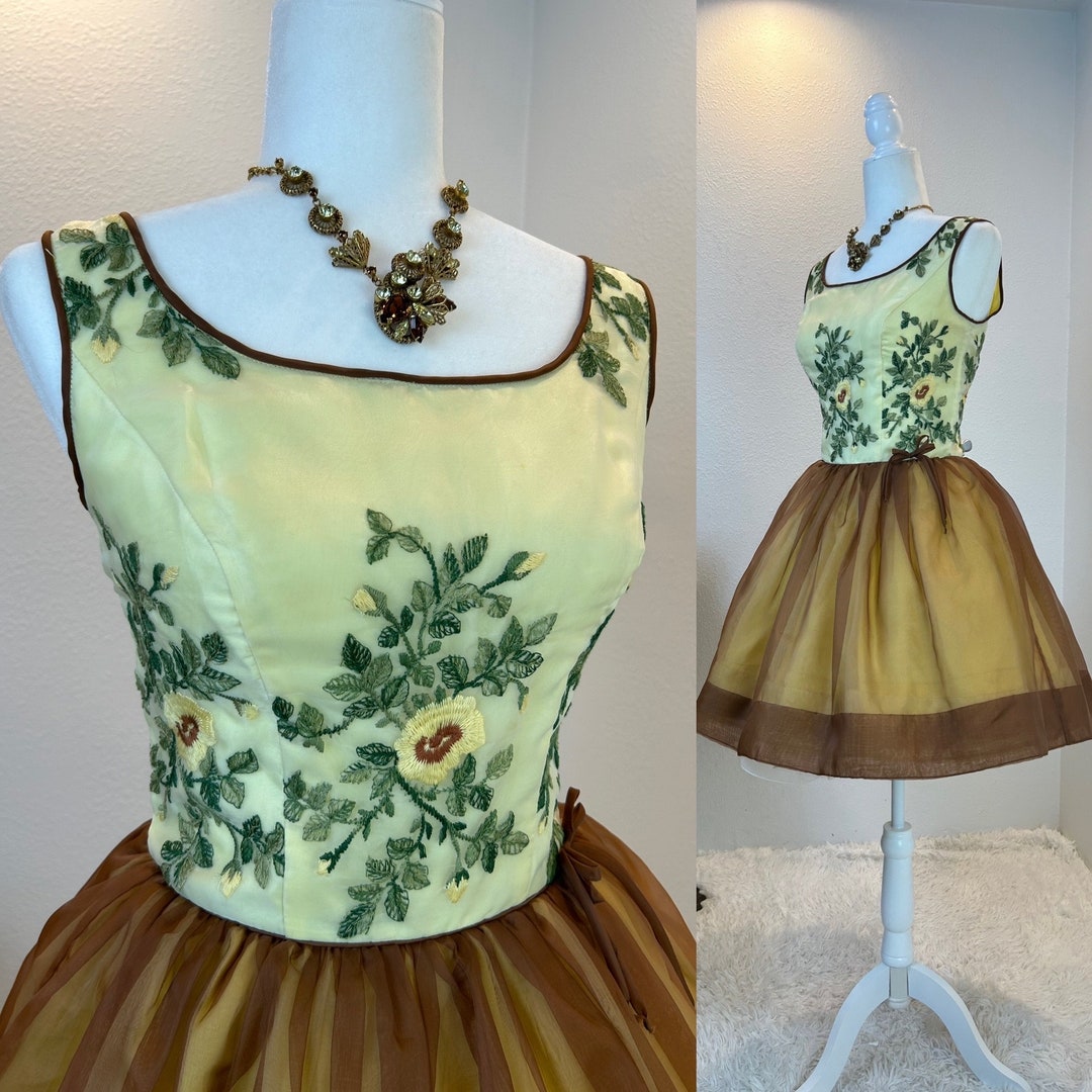 1950s Dress / 50s Dress / 1950s Fit and Flare / 1950s Fit and Flare ...
