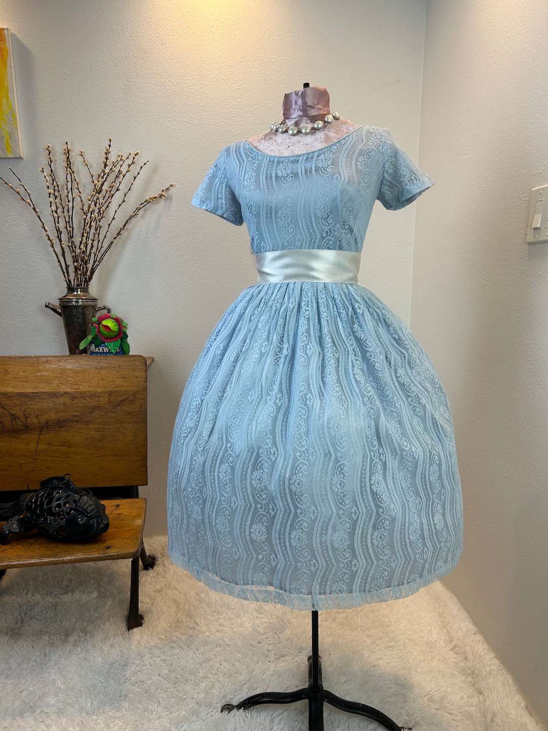 1950s Dress / 50s Dress / 1950s Fit and Flare / 1950s Fit and Flare ...