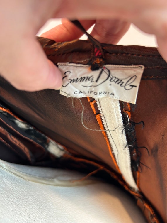 1950s Emma Domb dress / 1950s gown / 1950s dress / 50… - Gem