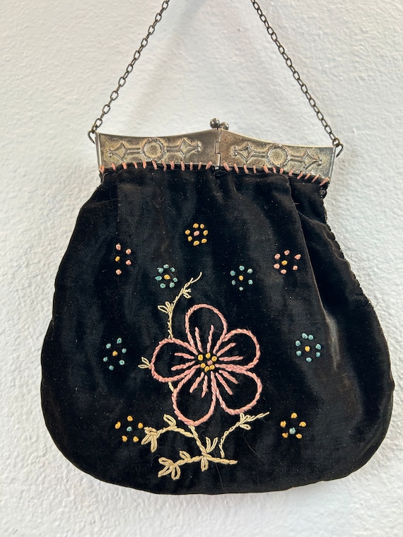 1920s purse / 1920s bag / antique purse / flapper pur… - Gem