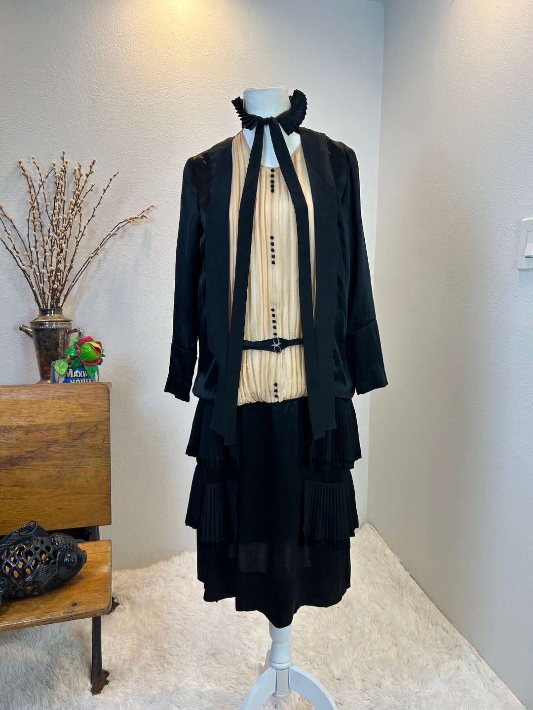 1920s Dress / 20s Dress / 1920s Antique Dress / Flapper Dress / 1920s ...