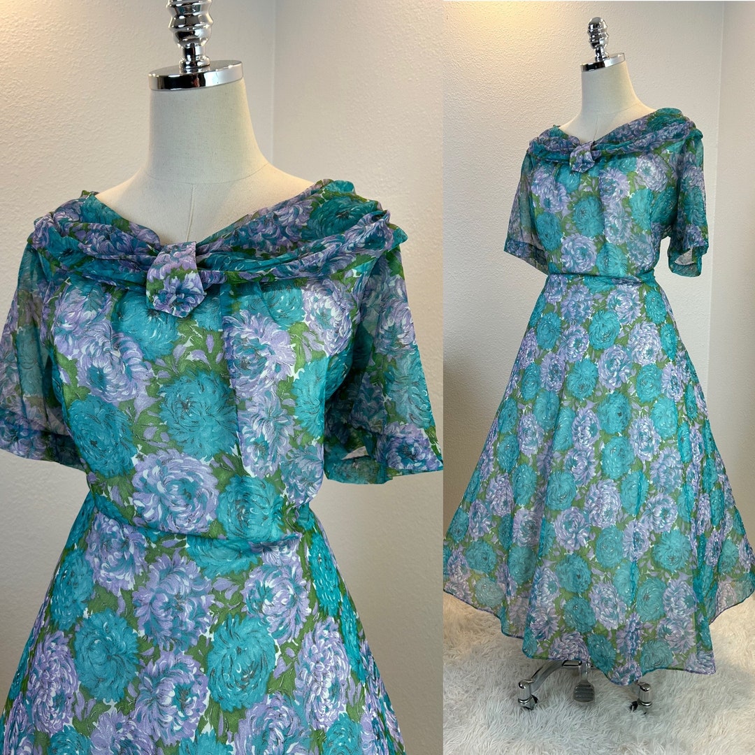 1940s Dress / 40s Dress/ 1940s Dress Large / 1940s Large Dress / 1940s ...
