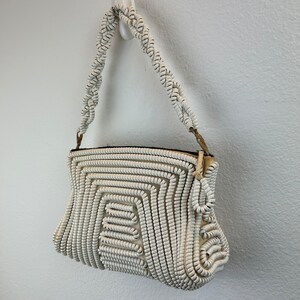 1940’s Telephone Cord Purse / 40s Telephone Cord Purse / Telephone ...