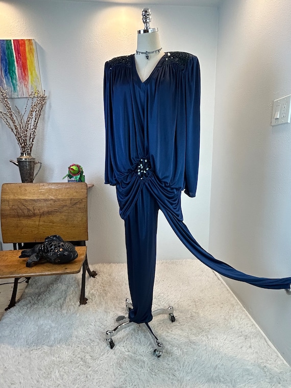 1980s Jumpsuit / 80s Romper / 1980s romper / 80s romp… - Gem