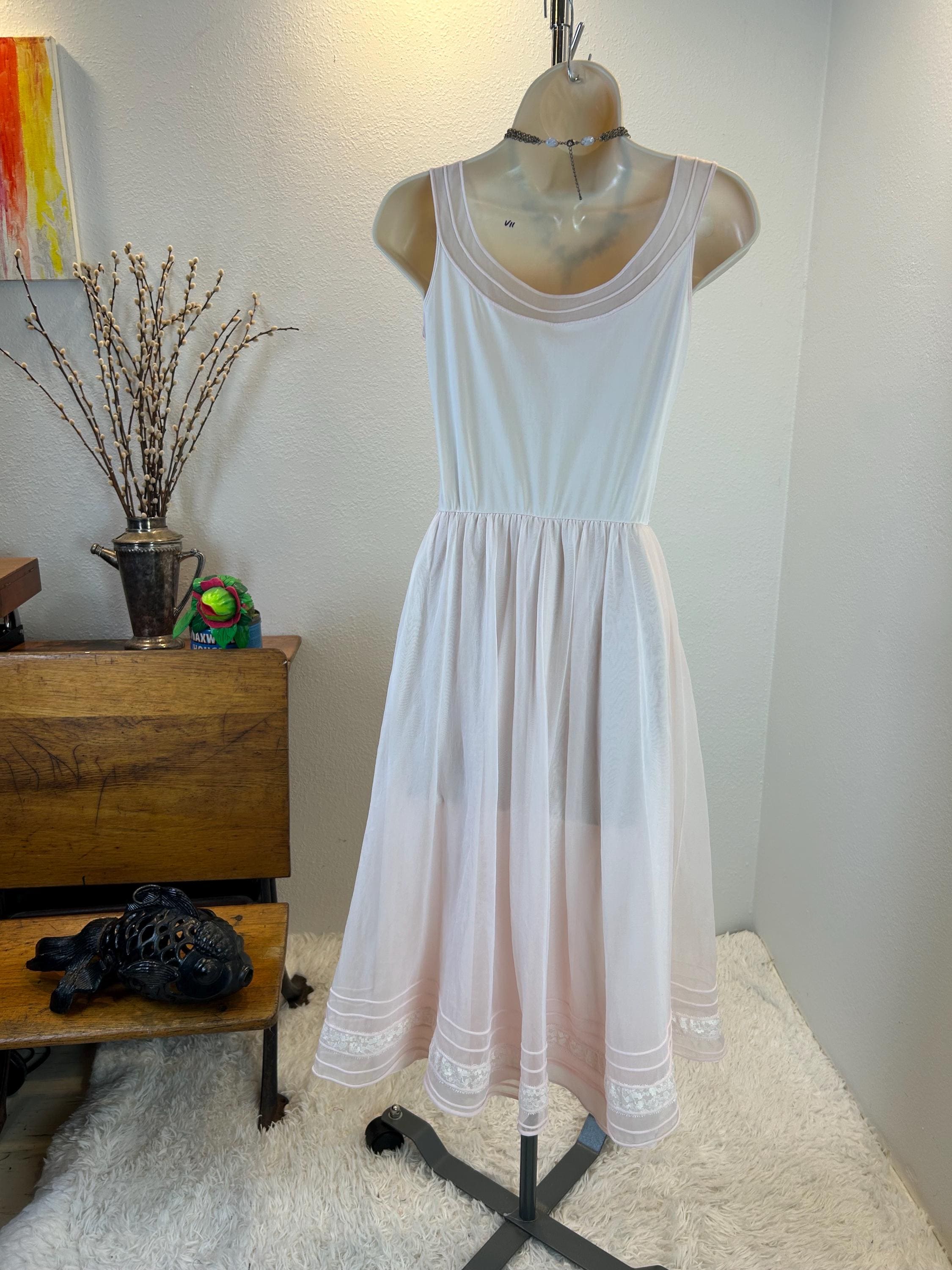 1960s Shadowline Peignoir Set, Pink Chiffon Lace Lingerie Vintage - Etsy