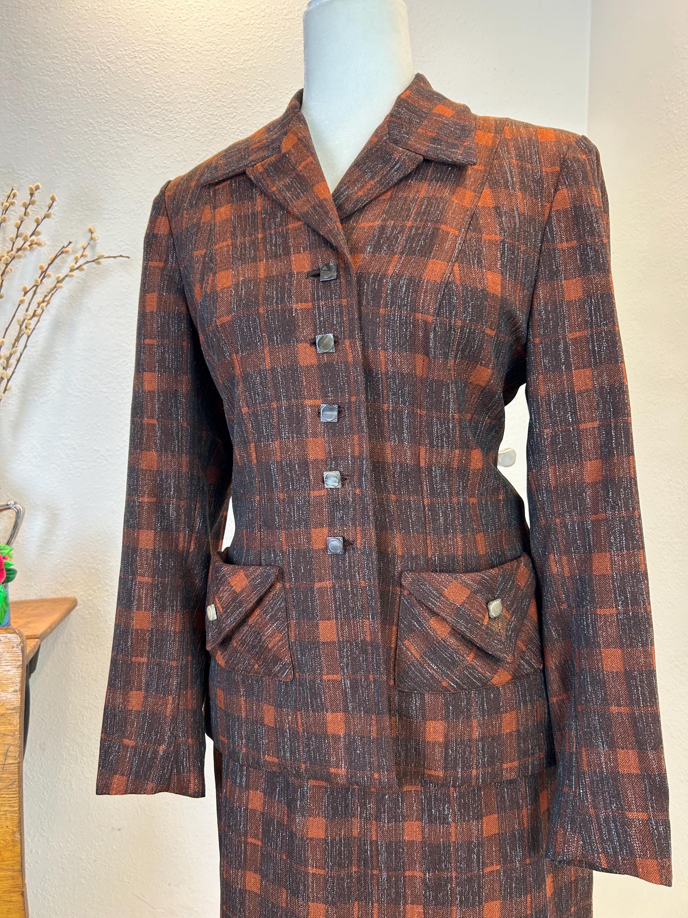1940 Suit / 40s Suit / 1940s Women’s Suit / 1940s Fall Suit / Rare ...