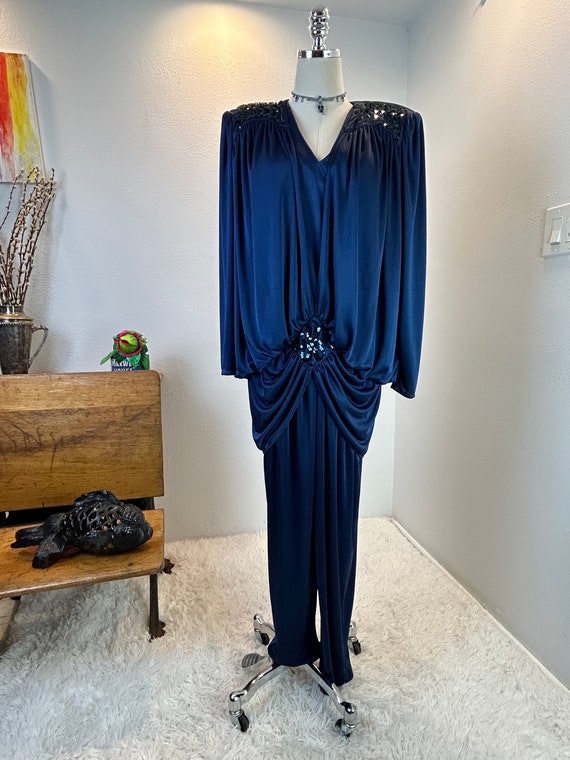 1980s Jumpsuit / 80s Romper / 1980s romper / 80s romp… - Gem