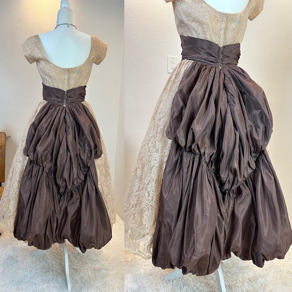 1950s dress / 1950s gown / 1950s prom dress / 50s we… - Gem