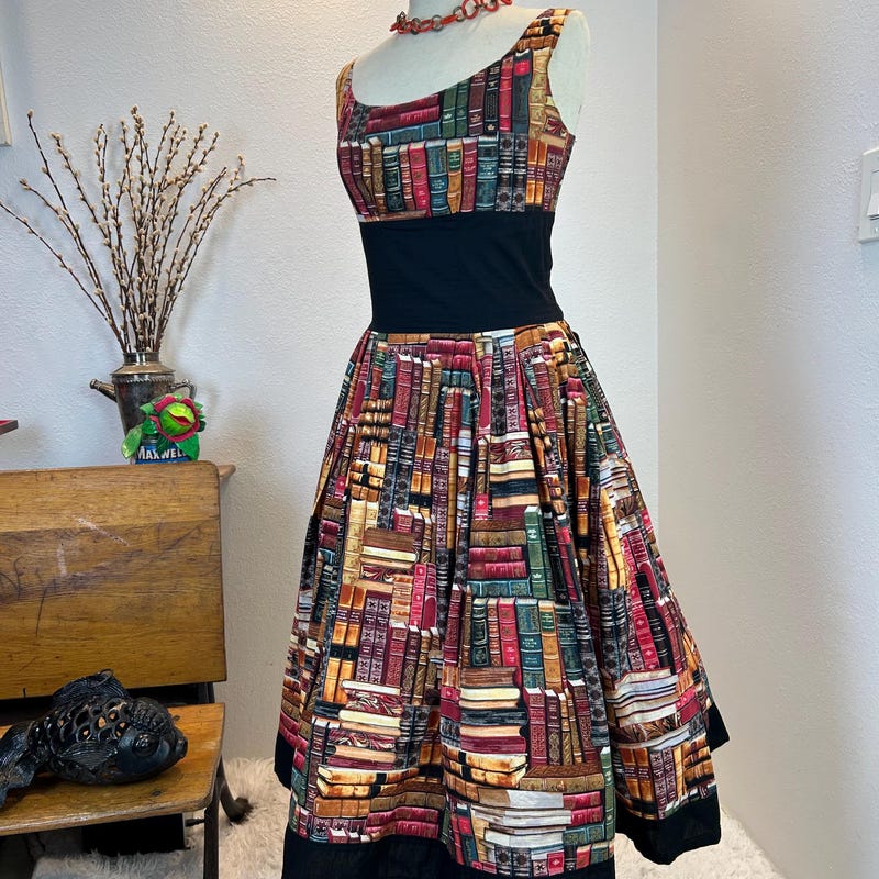 Library Dress - Etsy