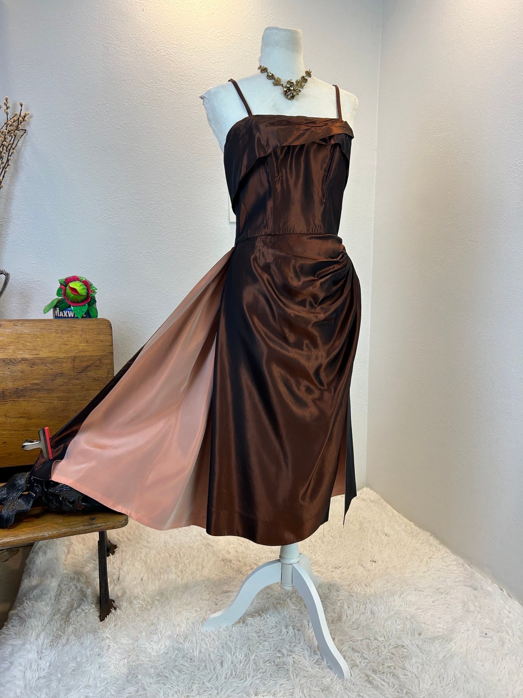 1950s Emma Domb Dress / 1950s Gown / 1950s Dress / 50s Dress / 1950s ...