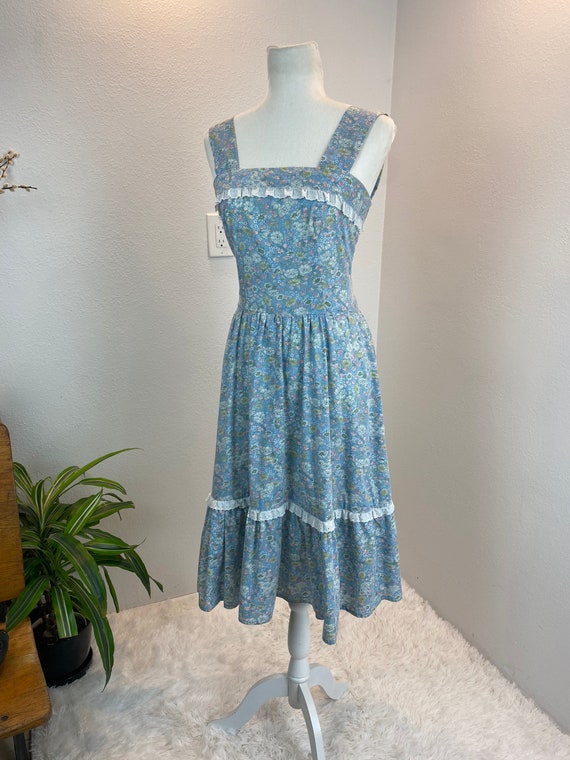 1970’s Dress / 70s dress / vintage sundress / volup v… - Gem