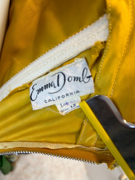 1950s Emma Domb dress / 1950s gown / 1950s dress / 50… - Gem