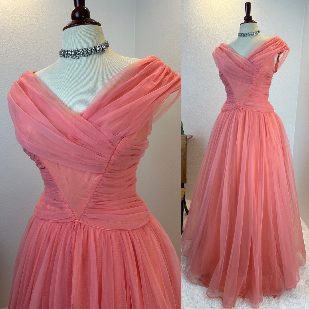 1950s Dress / Vintage 50s Dress / 1950s Prom Dress / 50s Prom Dress ...