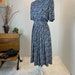 1980s Karin Stevens Floral Rayon Dress, 40s Style - Etsy