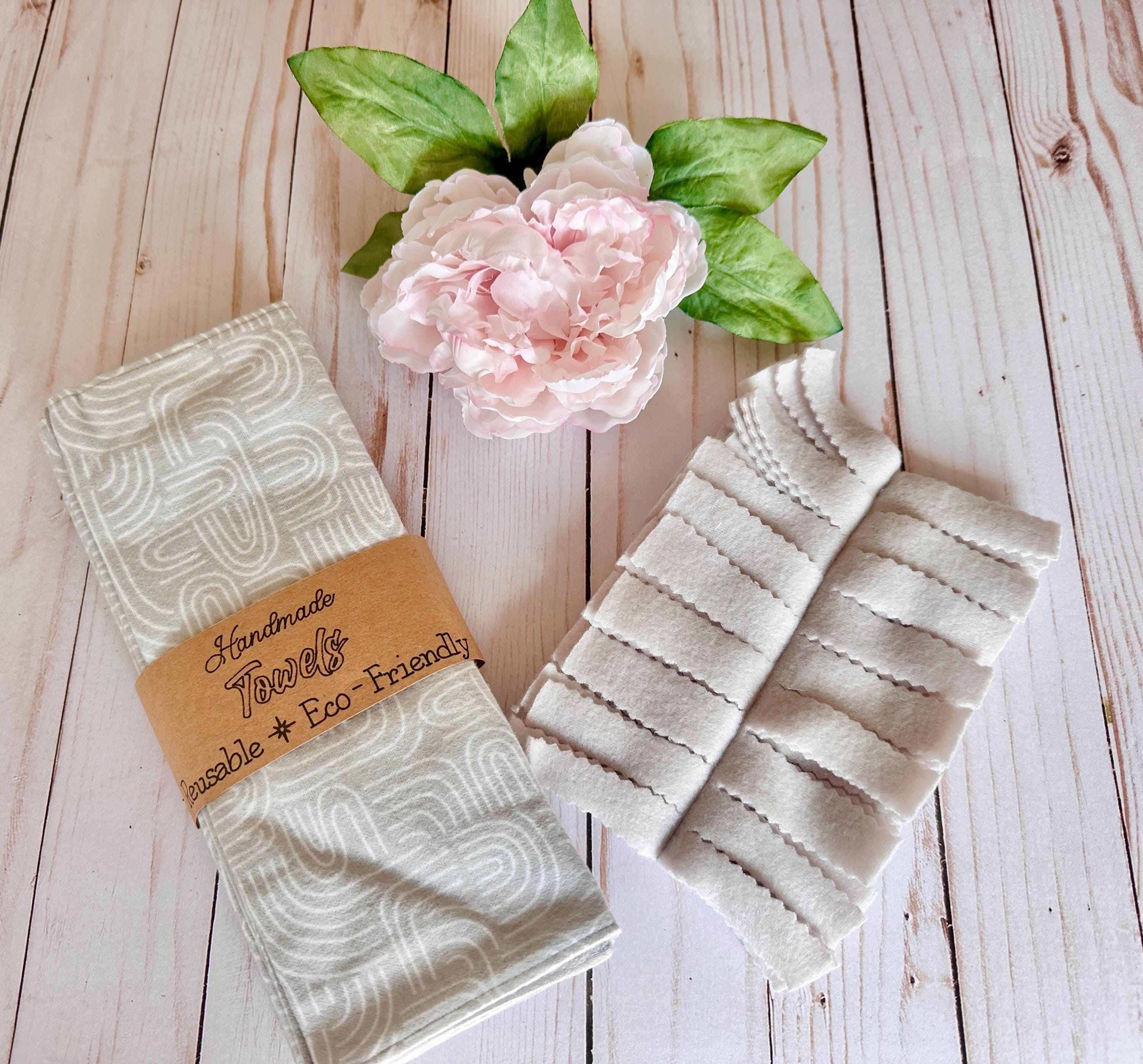 Reusable Cotton Flannel Towels & Fleece Dusters – Zero Waste Cleaning ...