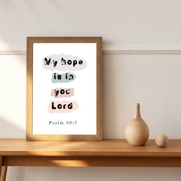 Psalm 39 7 - Etsy