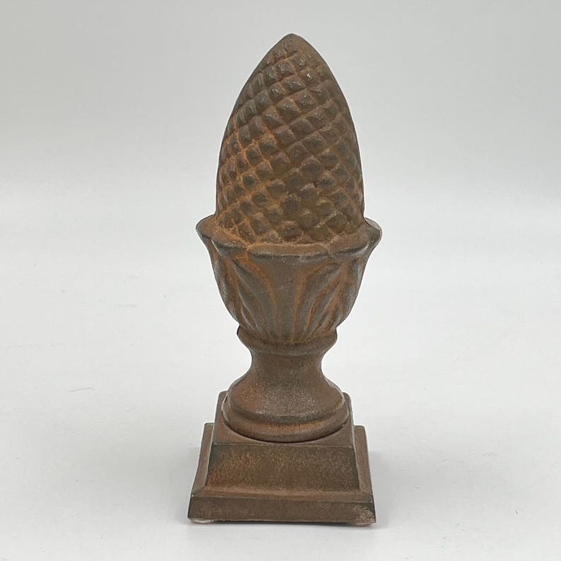 Vintage Cast Iron Pineapple Finial, Doorstop, Paperweight - Etsy