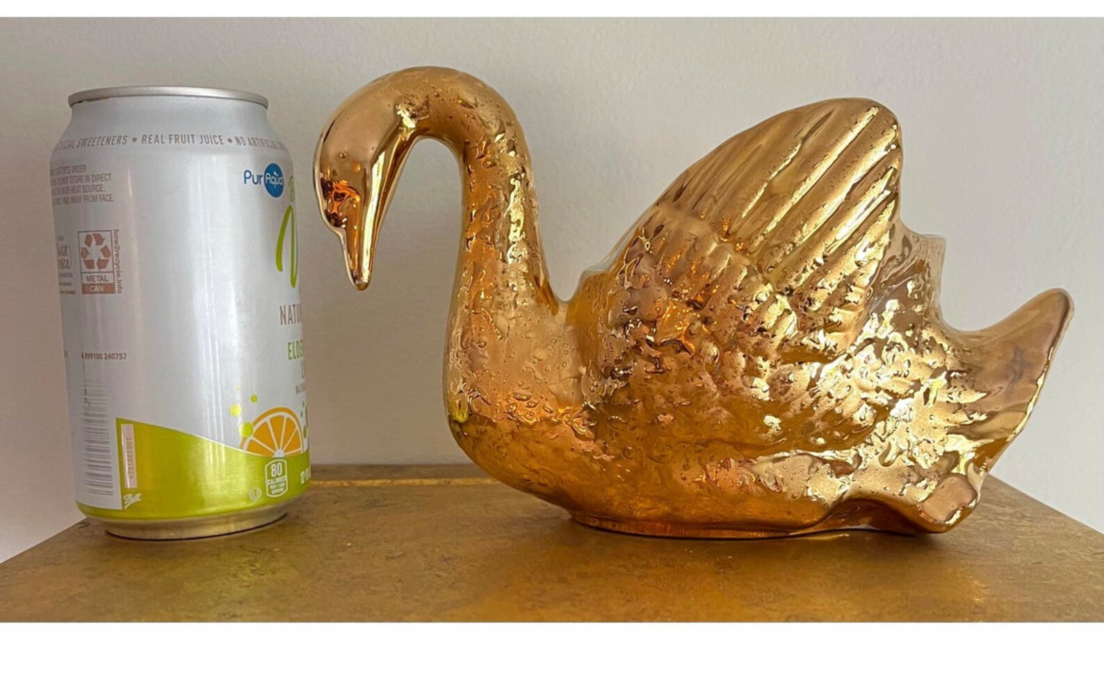 Vintage Porcelain and 22kt Gold Swans - Etsy