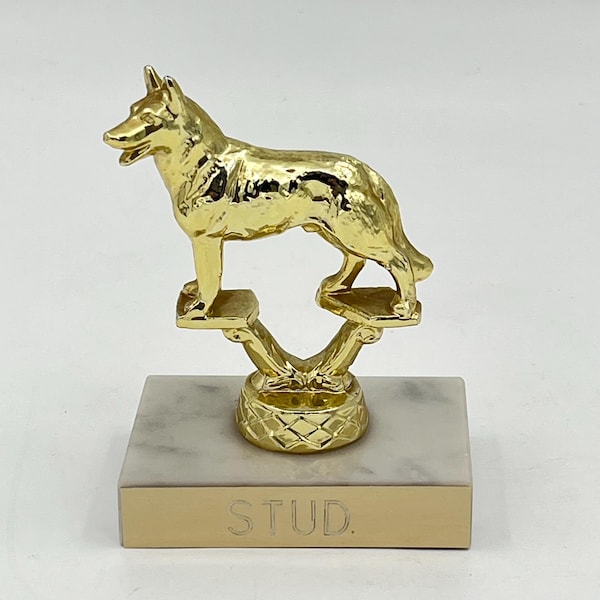 Vintage Show Dog Trophy - Etsy