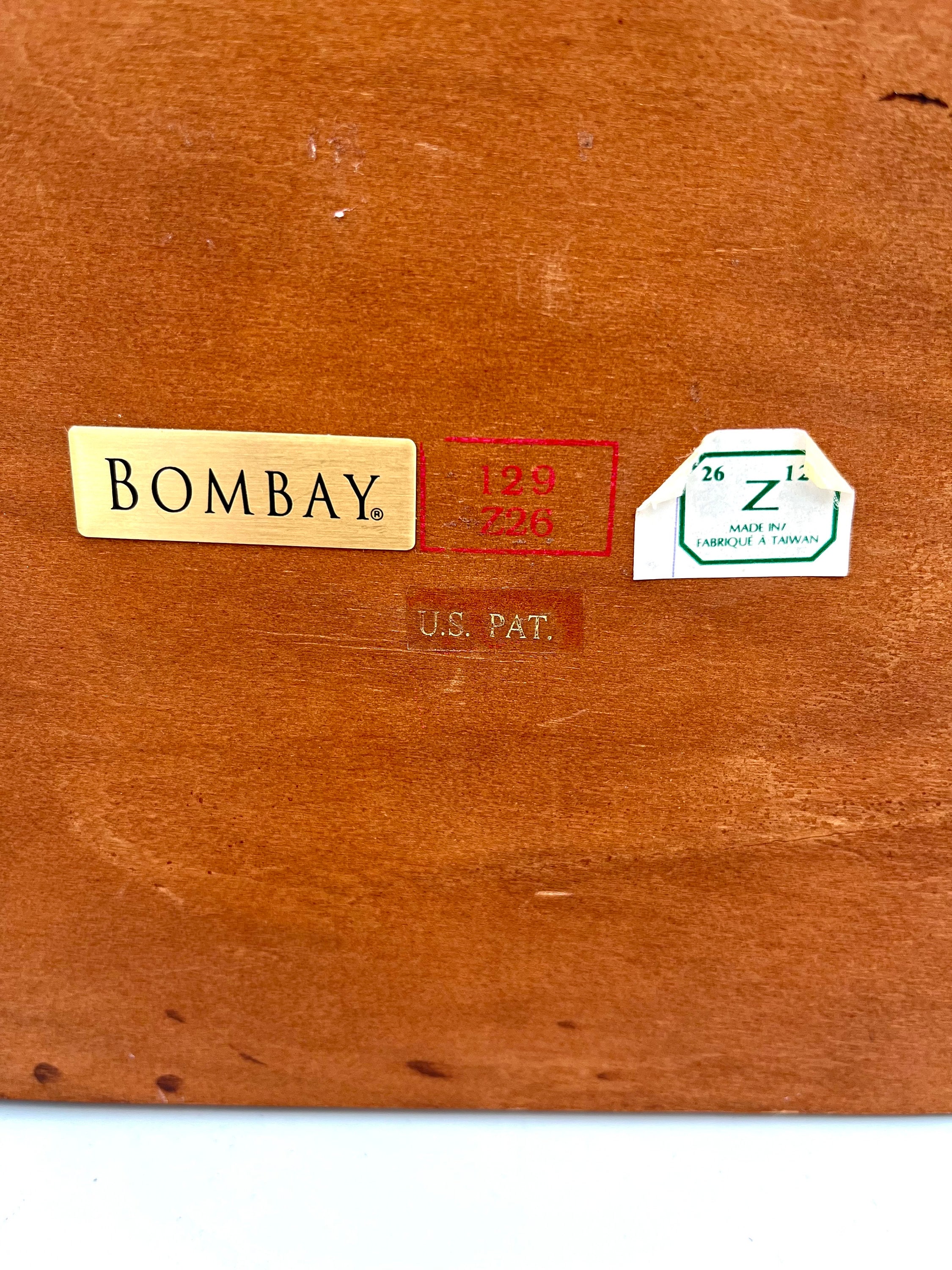 Vintage Bombay Company Neoclassical Empire Style Mahogany Storage Box ...