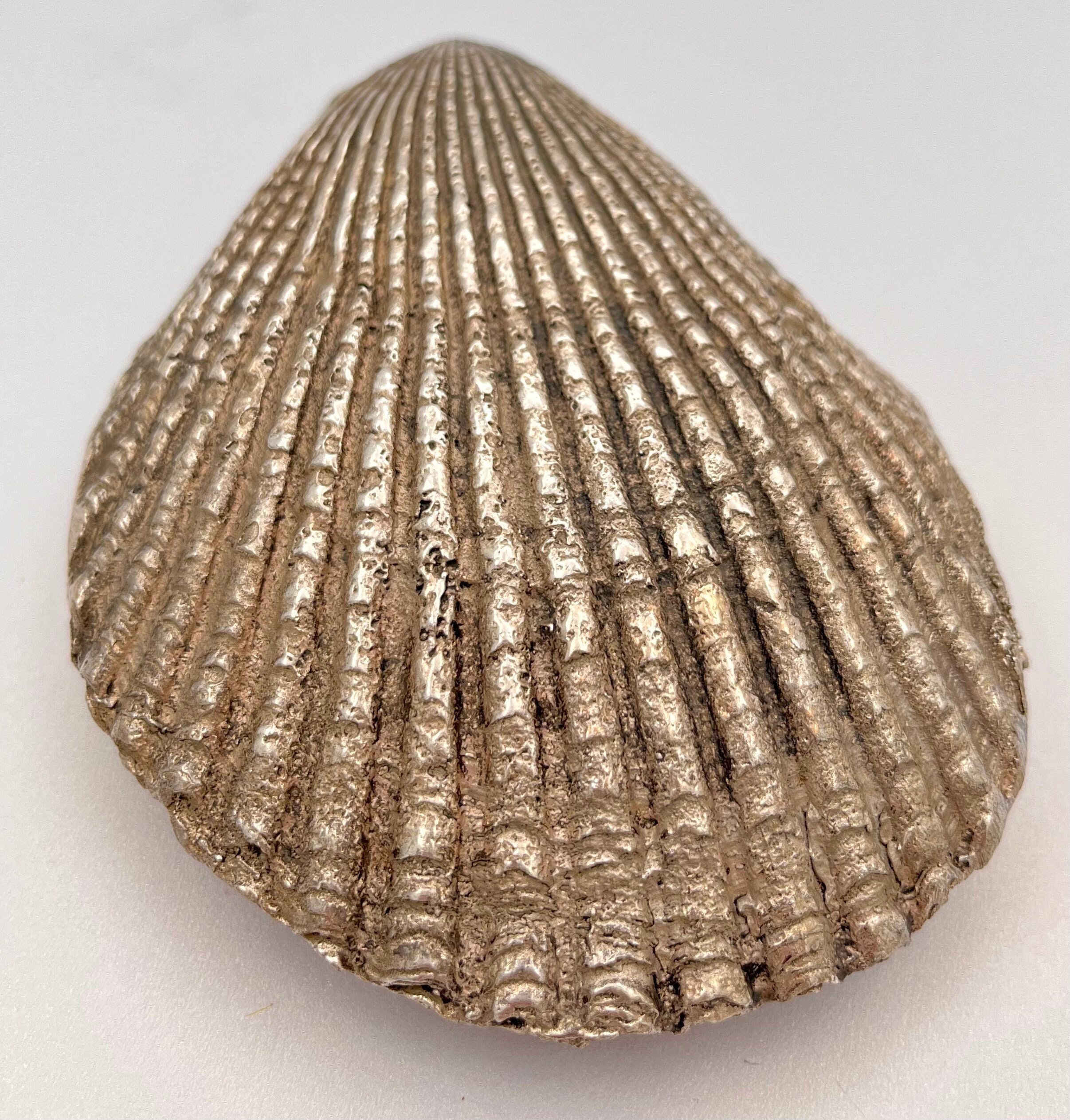 Vintage Silver Scallop Shell Figurine - Etsy