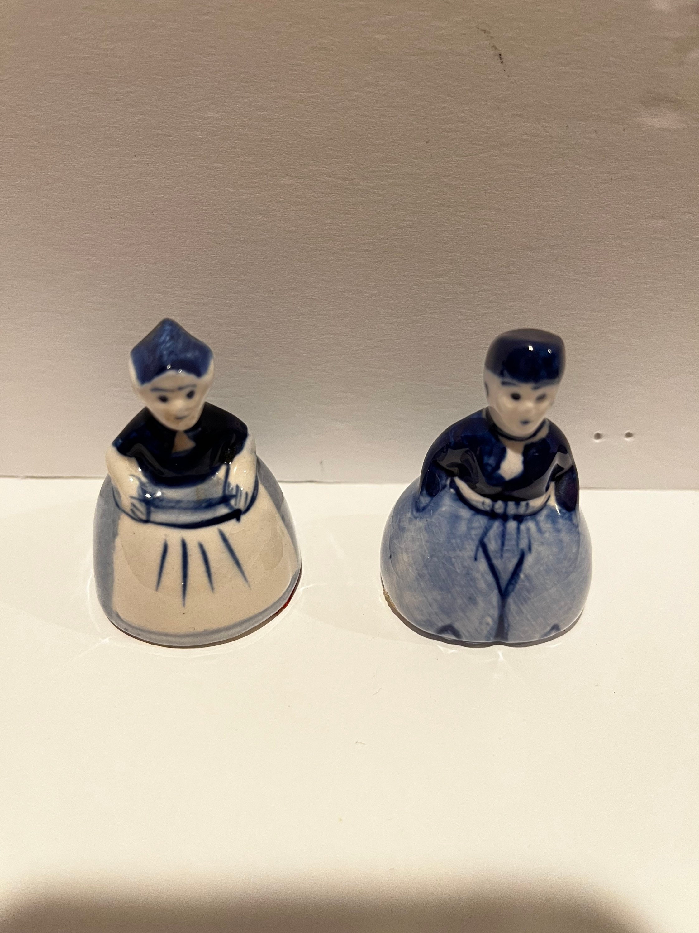 Vintage Mini Delft Porcelain Couple Figurines Dollhouse Figures - Etsy