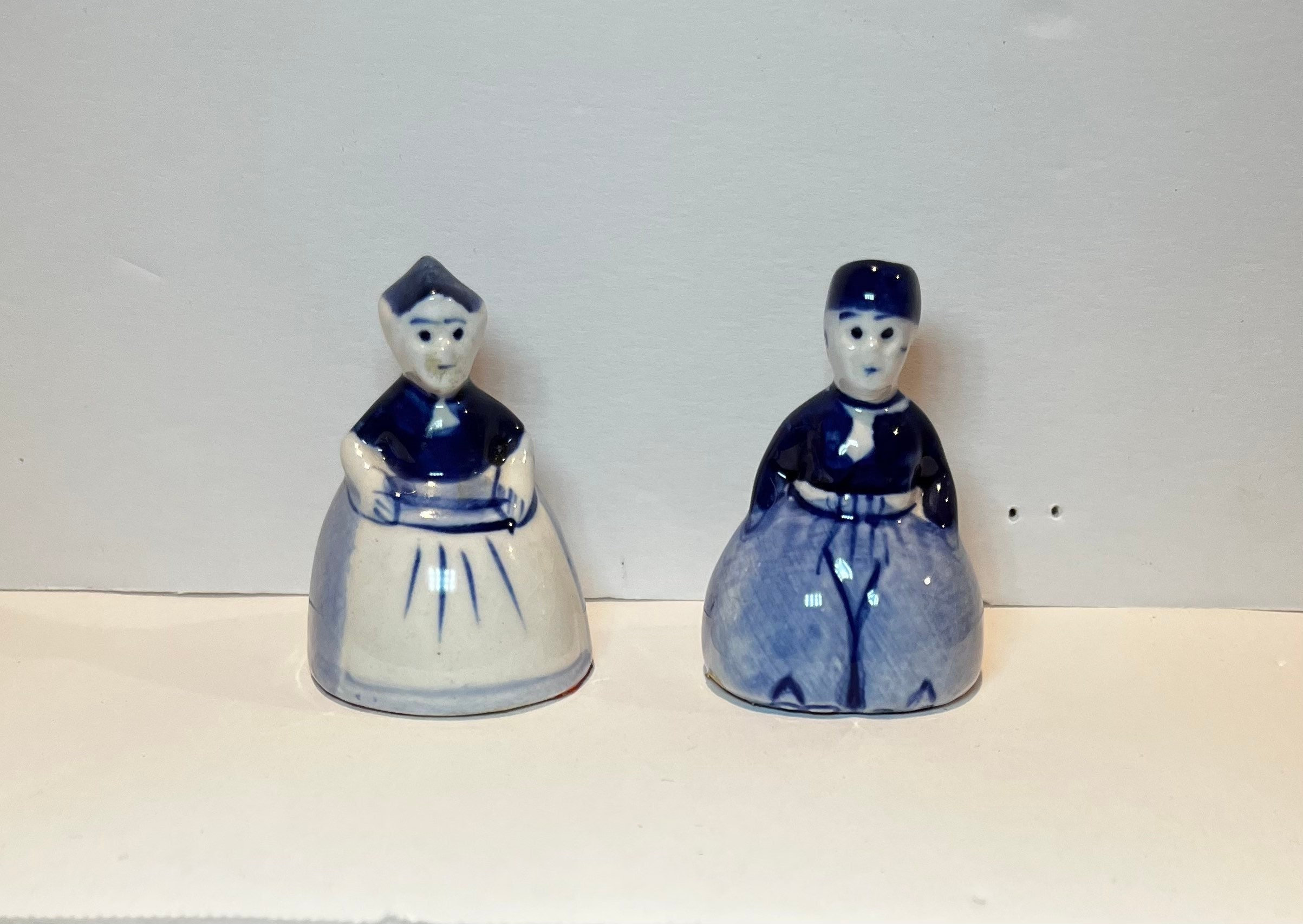 Vintage Mini Delft Porcelain Couple Figurines Dollhouse - Etsy