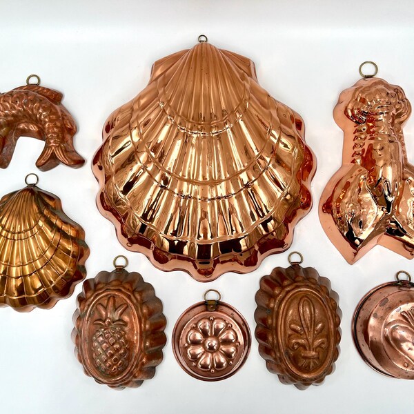 Vintage Copper Mold - Etsy