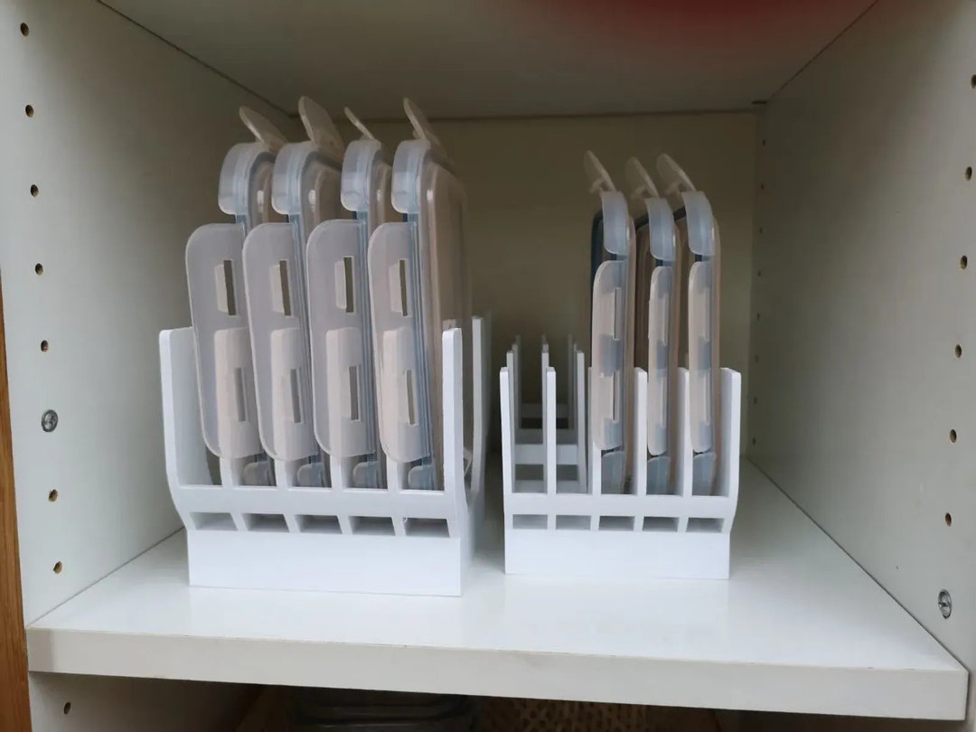 Kitchen Organizer 3D Printed Tupperware Lid Holders Small & Big Options ...