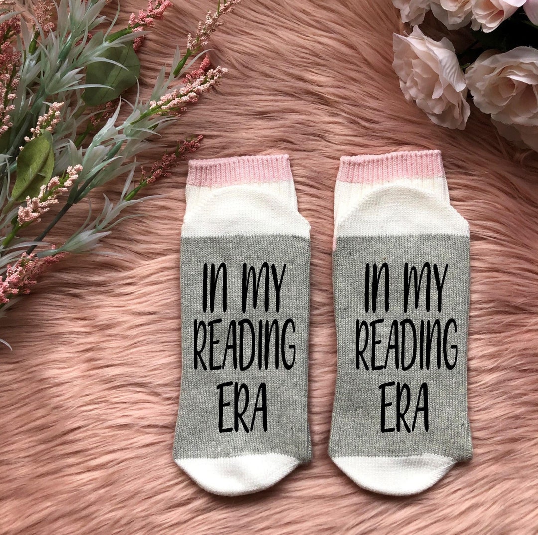 In My Reading Era Socks - Reading Gift - Book Lover Gift - Book Club ...