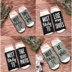 Most Likely to Socks-girls Weekend-bachelorette Party-girls Getaway ...