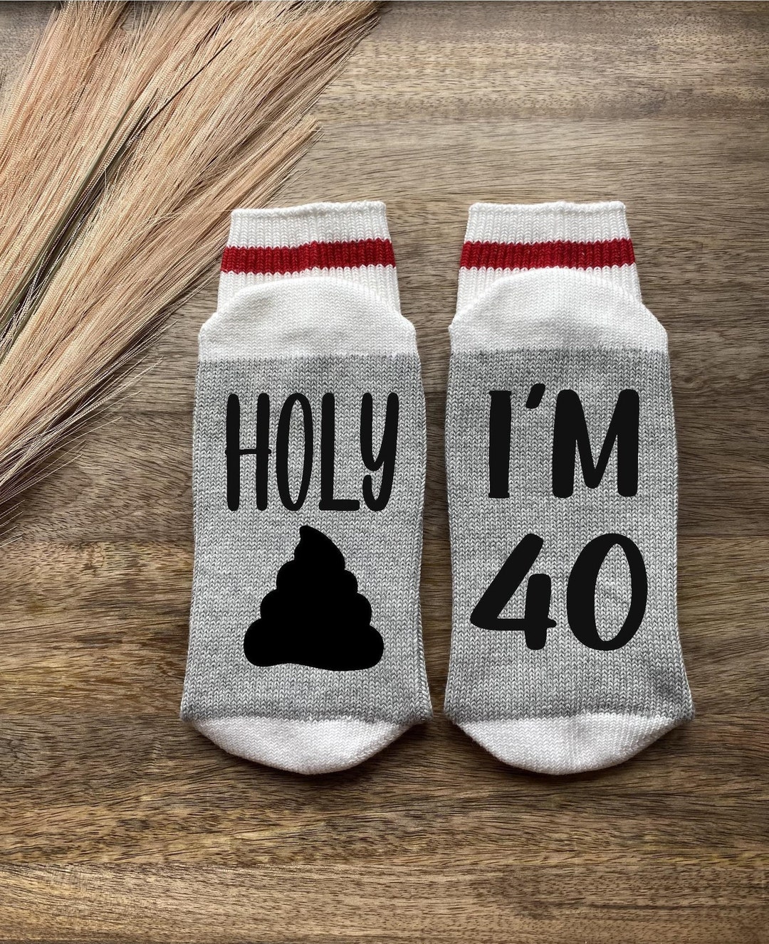 Holy Shit I'm 40 Socks 40th Birthday Gifts Birthday - Etsy