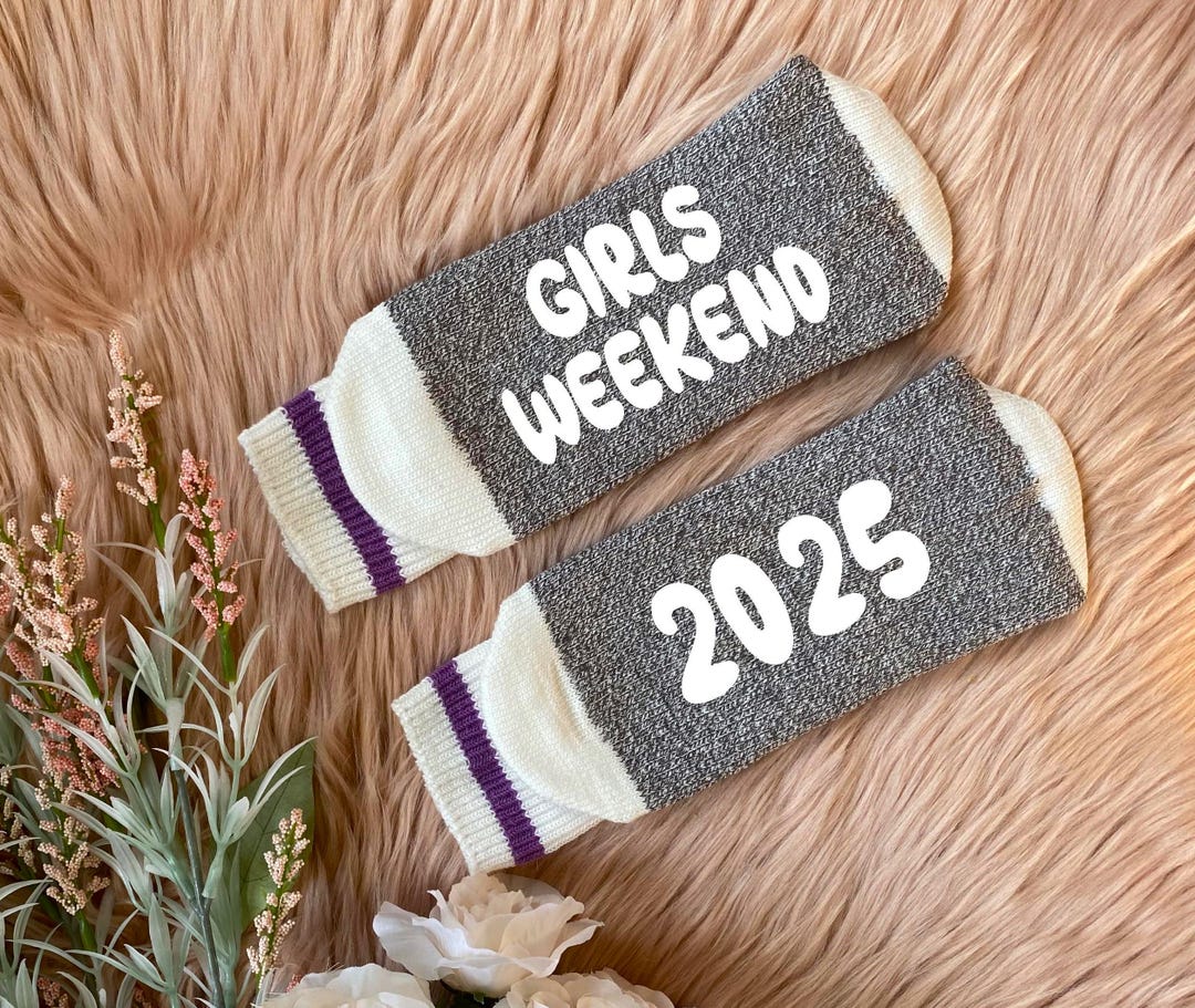 Girls Weekend 2025 Socks-girls Trip-bachelorette Party-girls Getaway ...