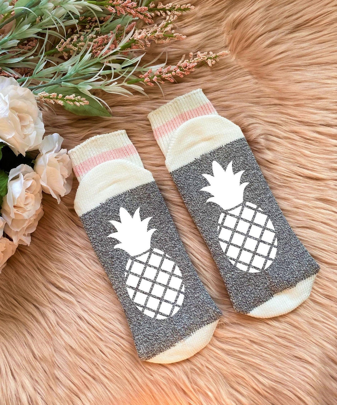 Pineapple IVF Socks- Lucky Transfer Socks- Transfer Day Socks ...