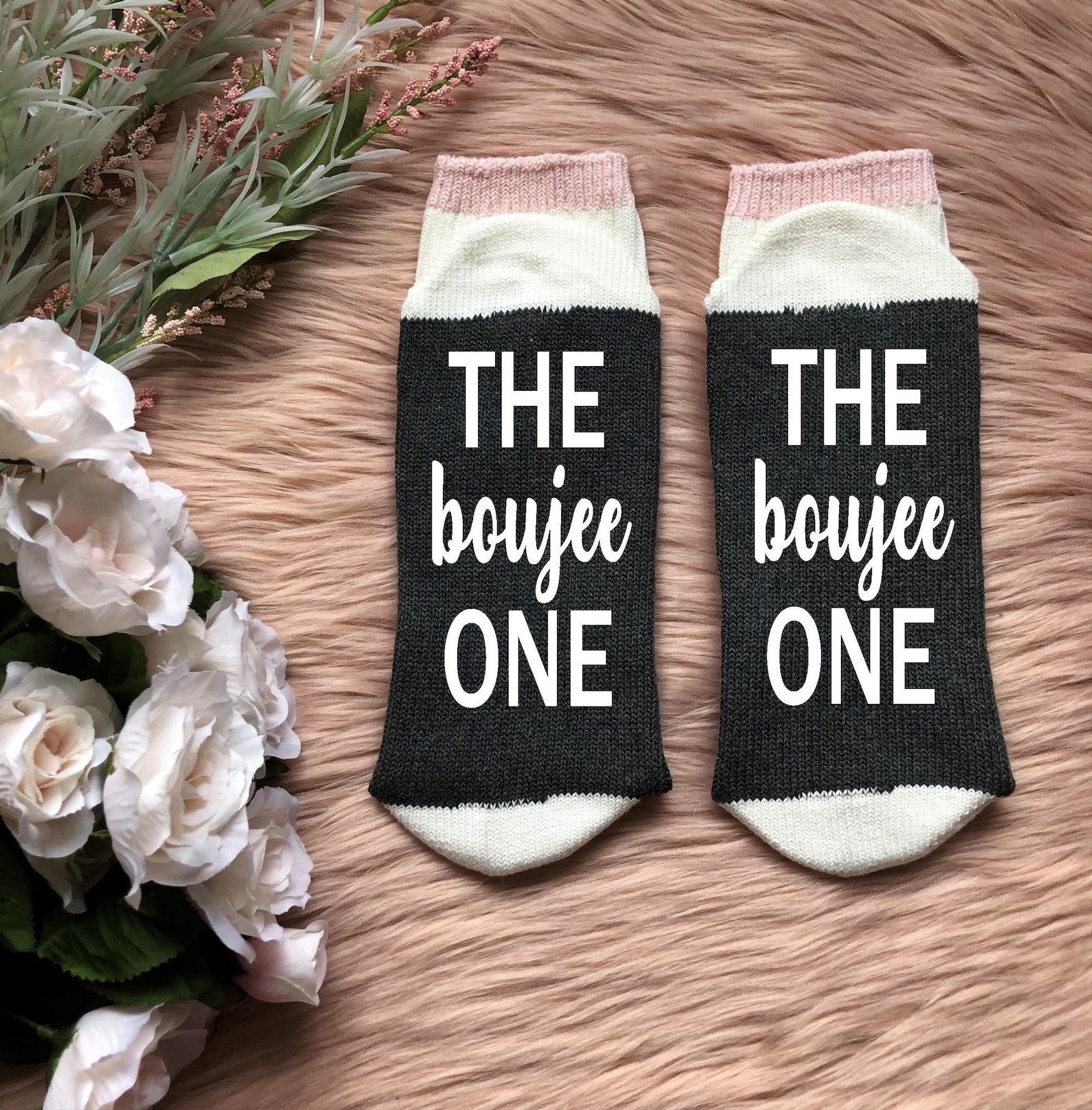The Boujee One Socks-girls Weekend Socks-bachelorette-best Friend Gift ...