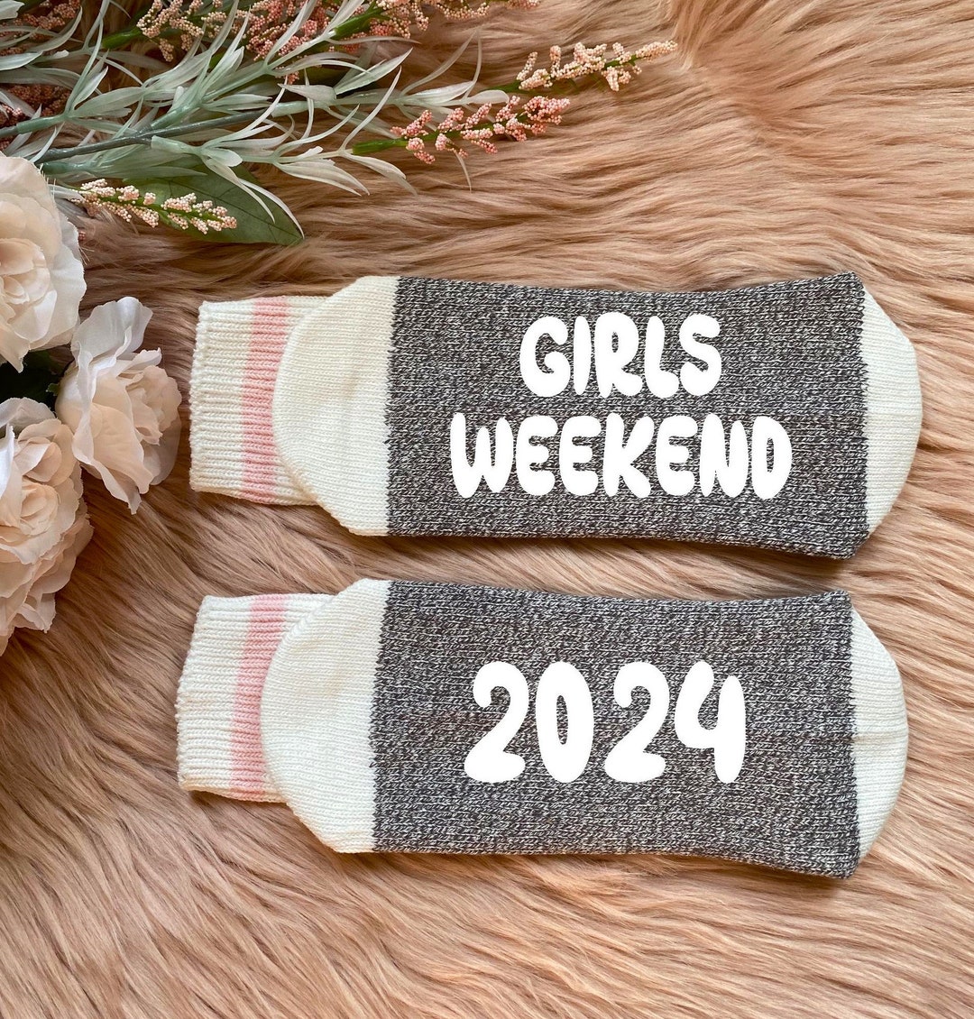 Girls Weekend 2024 Socks-girls Trip-bachelorette Party-girls Getaway ...