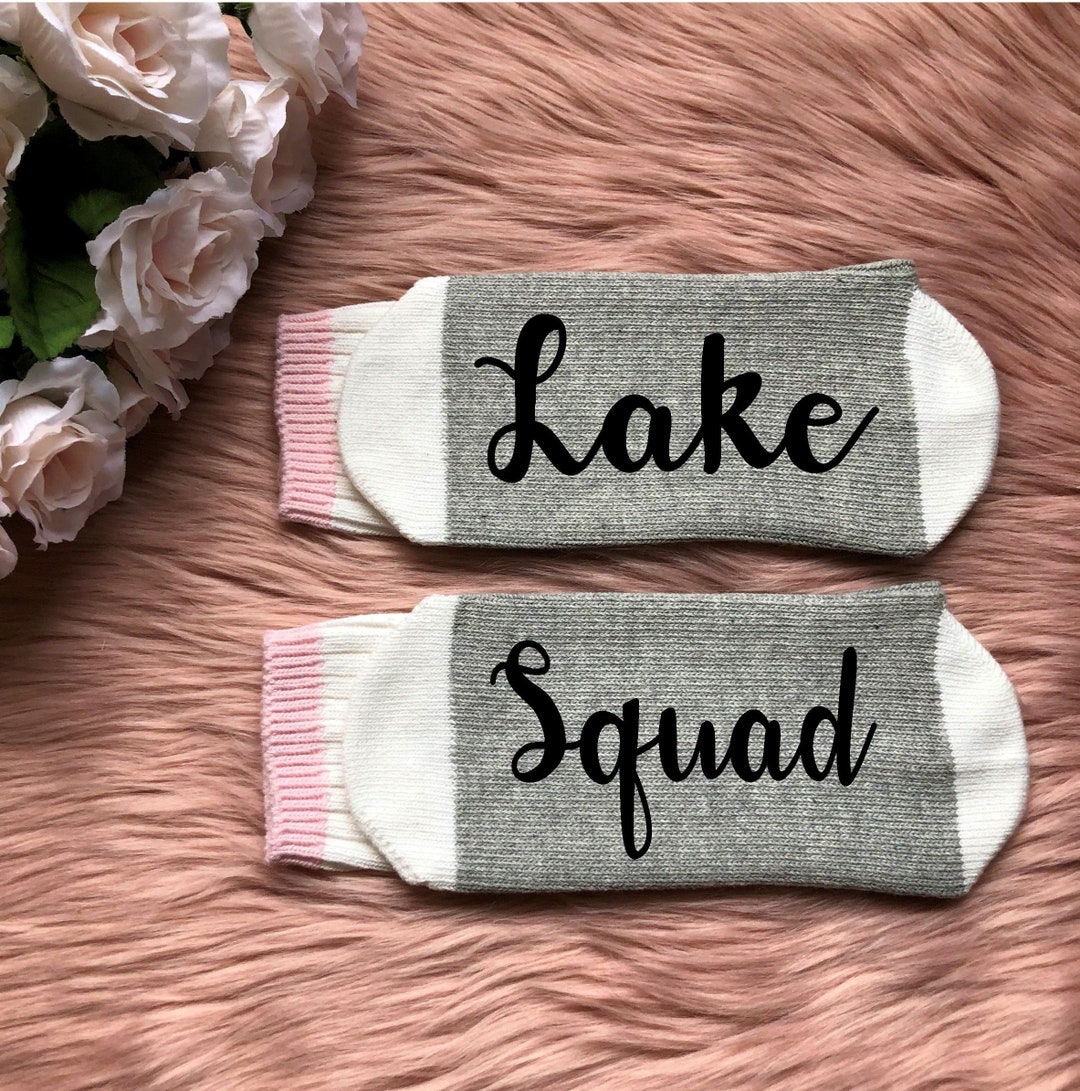 Lake Squad-socks-girls Trip-girls Weekend-bachelorette Party-girls ...