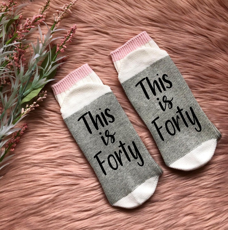 Other 40 Year Olds/me-birthday Socks-hello 40-40th Birthday - Etsy