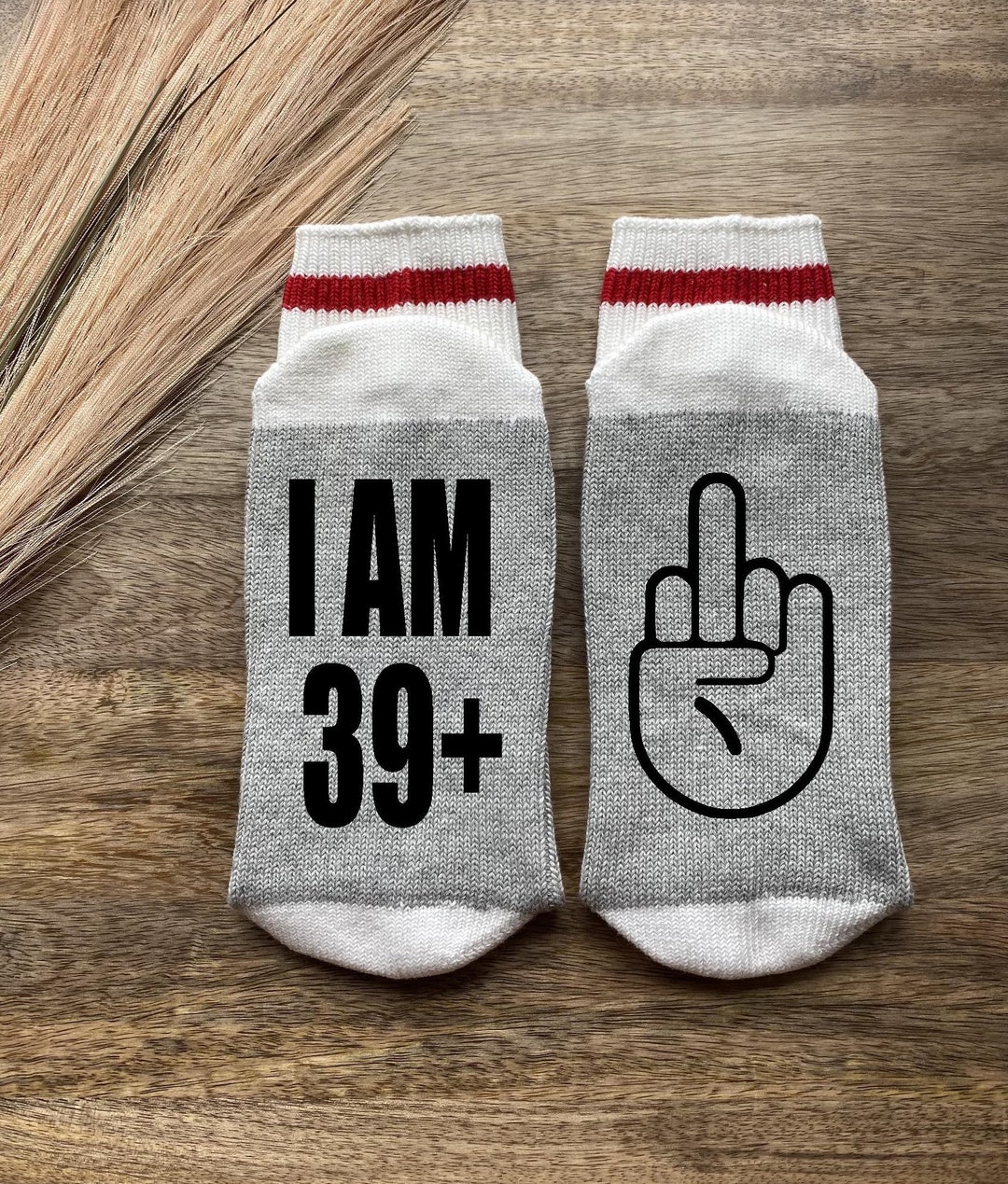 Turning 40 Socks - 40th Birthday Gifts - Birthday Gift for Him - Hello ...