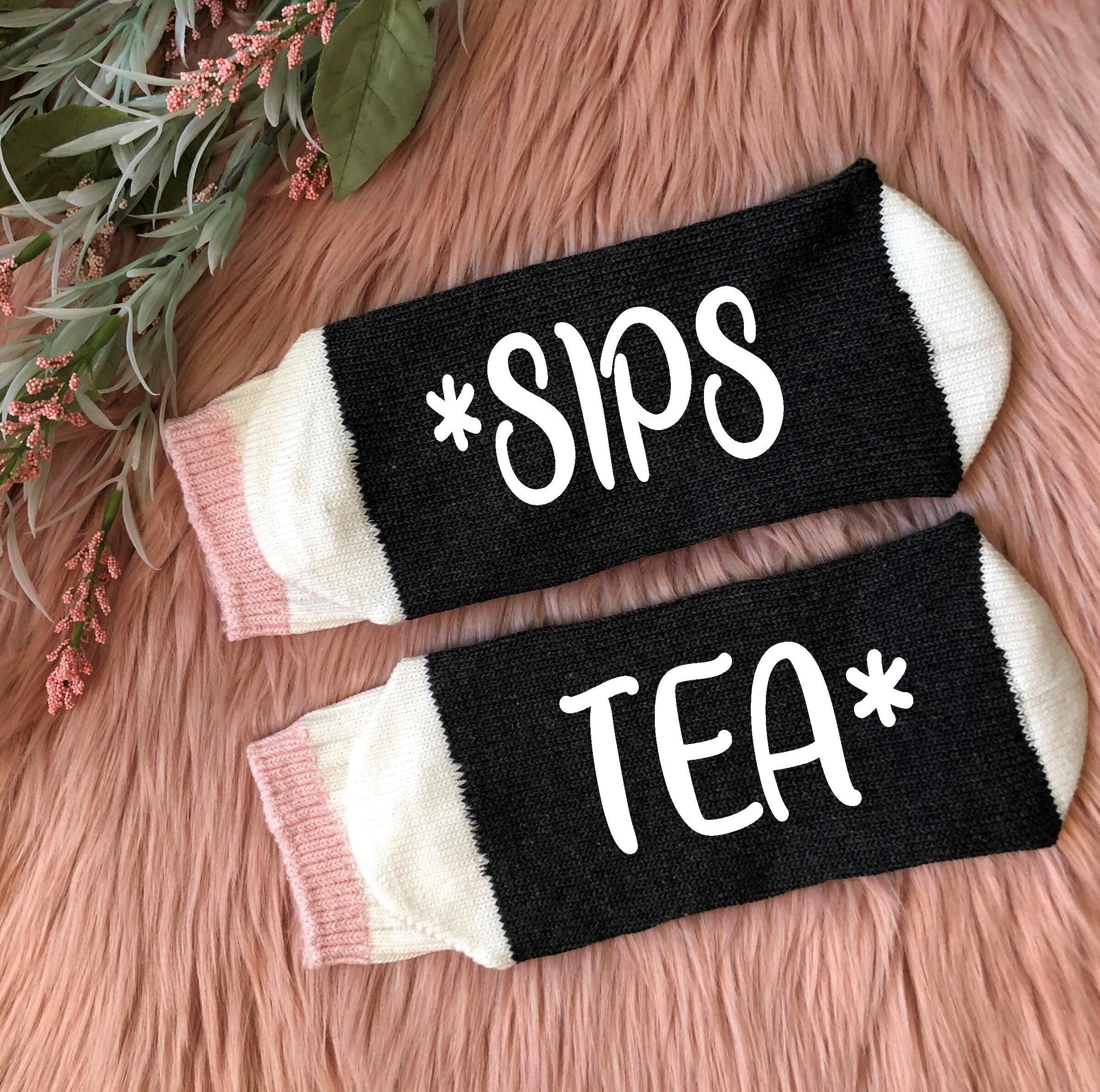 Spill the Tea Socks-spill the Tea Sis-tea Socks-best Friend - Etsy Canada