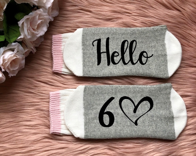 Hello 60 Socks-this is Sixty-sixty Af-60th Birthday Gift-birthday Socks ...