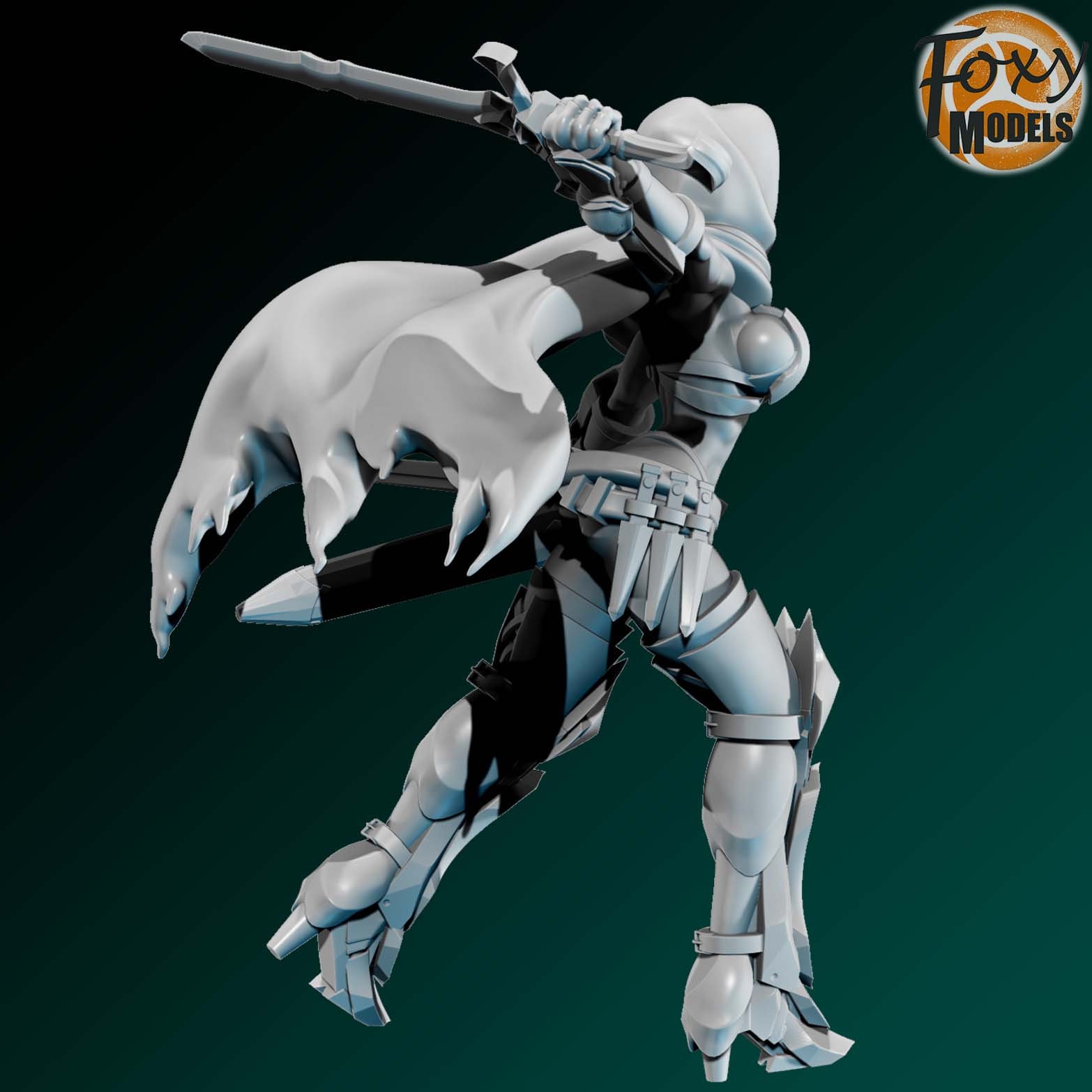 Assassin Pose 5 foxy Models - Etsy